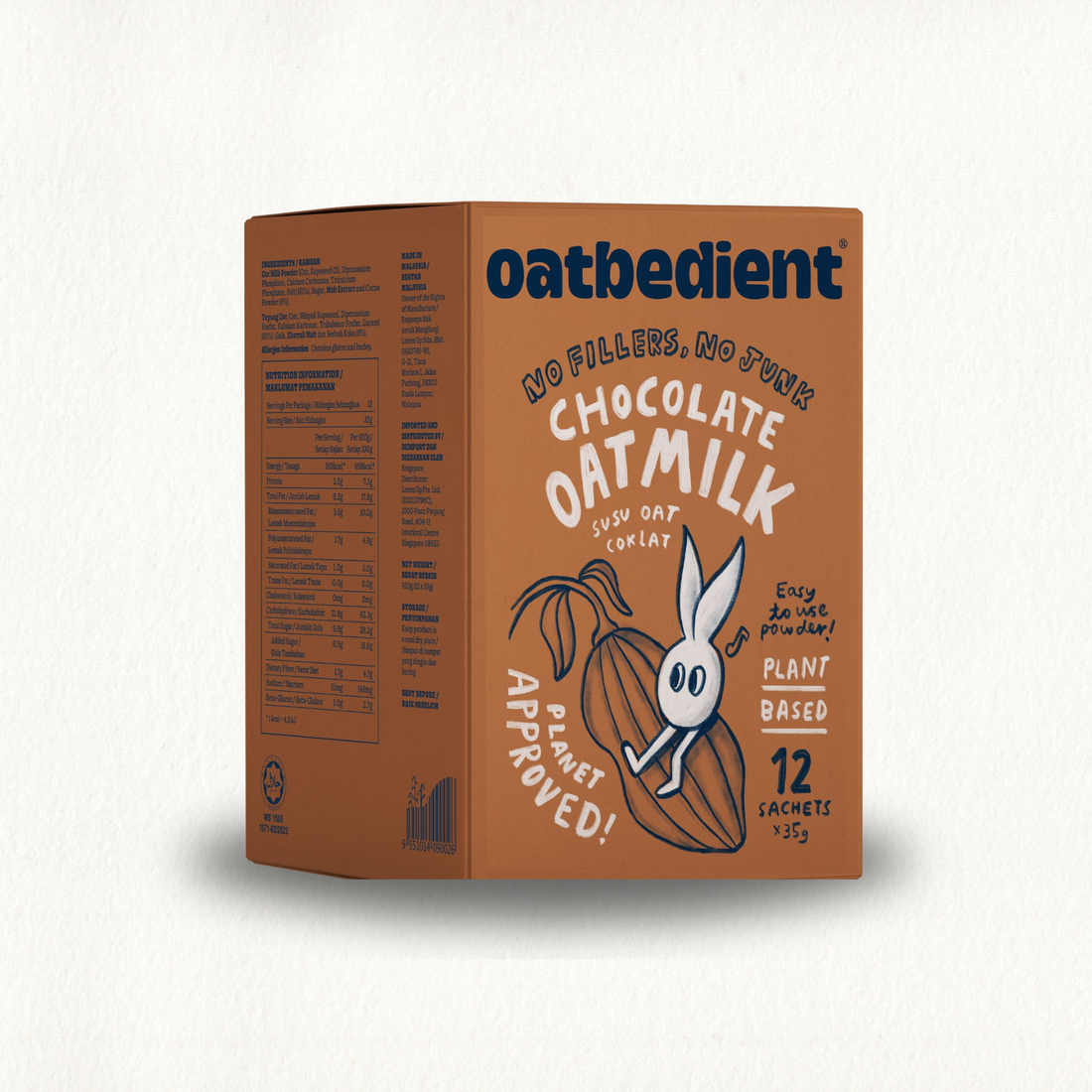 Oatbedient - Chocolate Oat Milk Oatbedient - Chocolate Oat Milk Oatbed ...